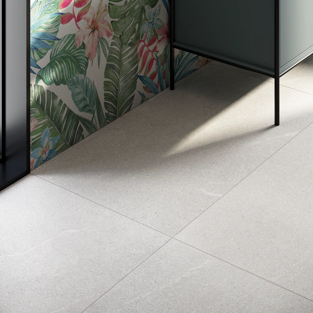 Baltic White Porcelain Decor Large Format Tile – Evalution Flooring