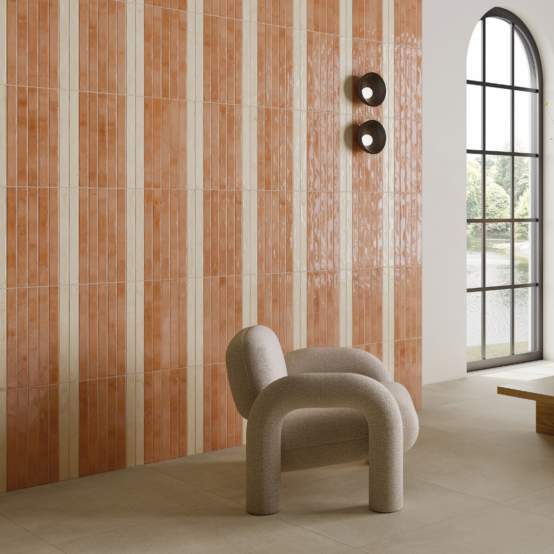 Colours Salmon Metro Porcelain Decor Tile – Evalution Flooring