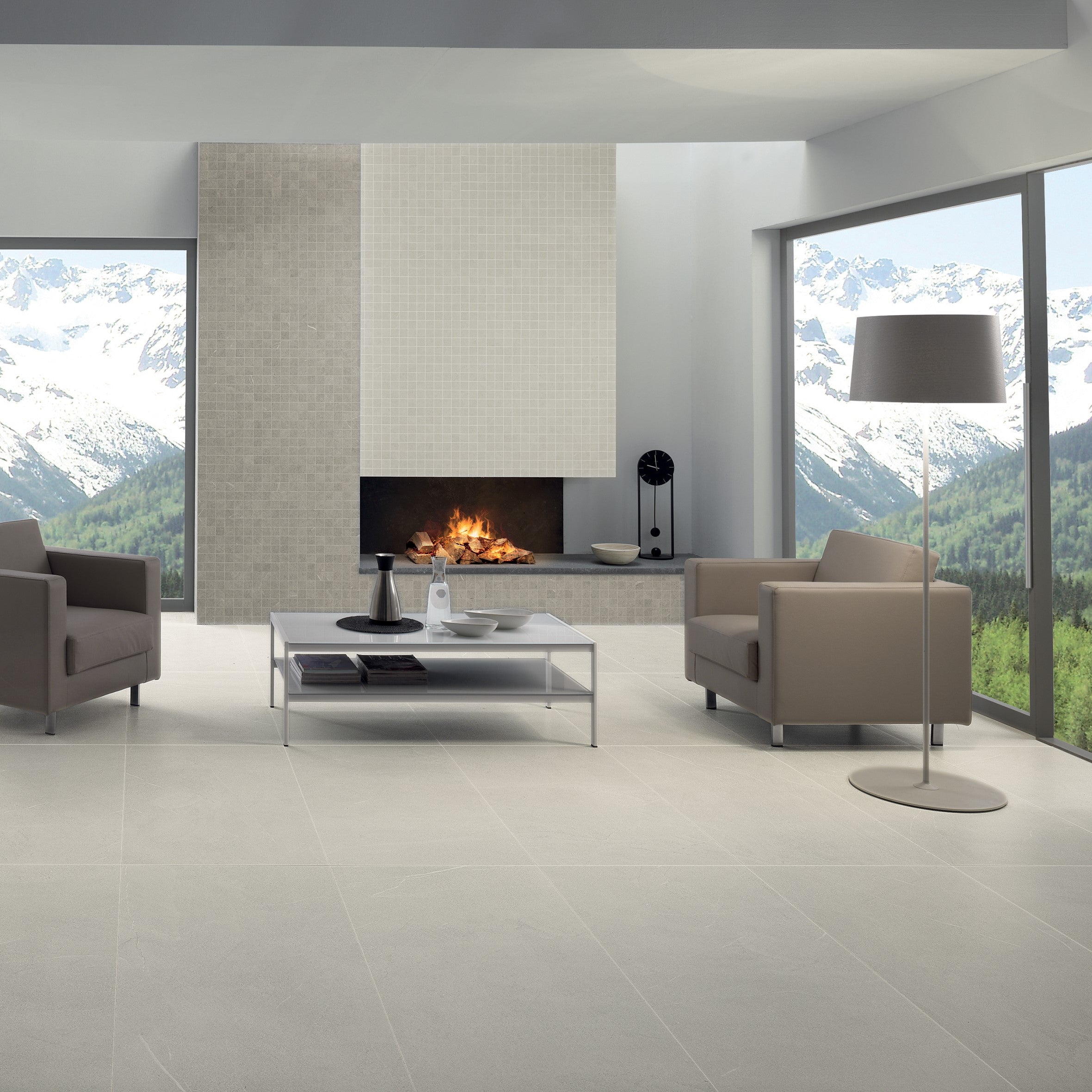 Dolomiti Calcite Smooth Porcelain Decor Large Format Tile – Evalution ...