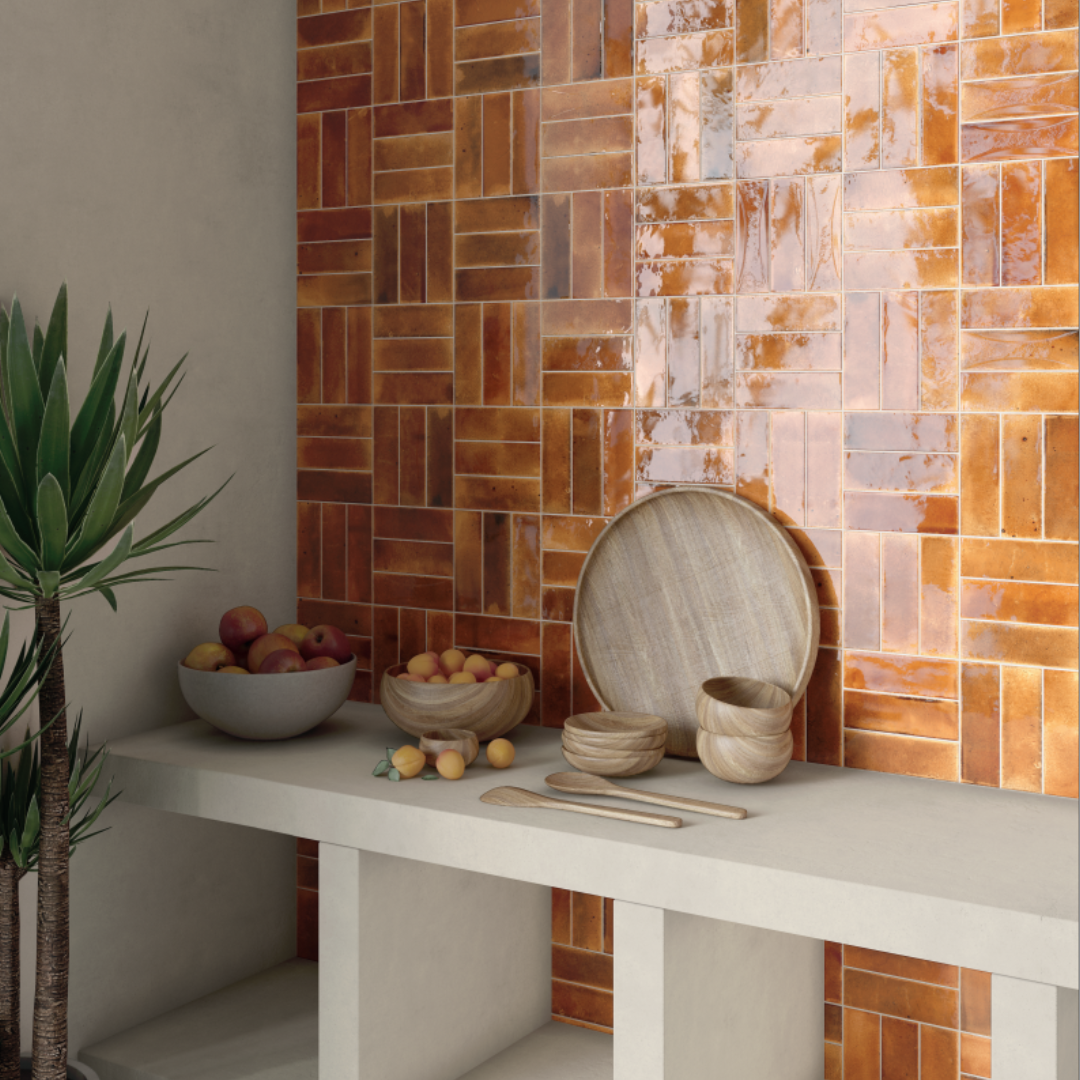 Hanoi Burnt Red Metro Decor Tile – Evalution Flooring
