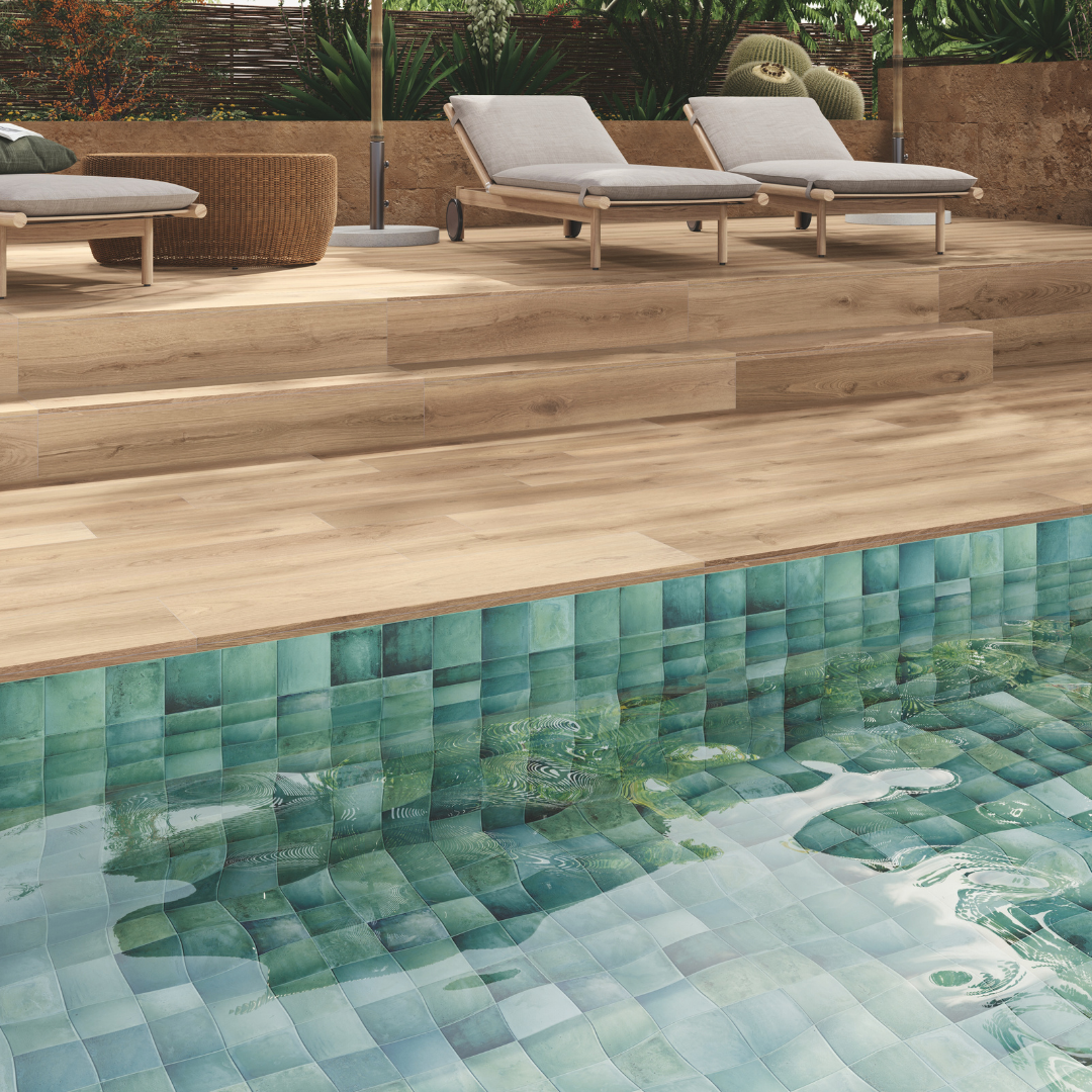 Madeira Square Emerald Green Decor Tile – Evalution Flooring