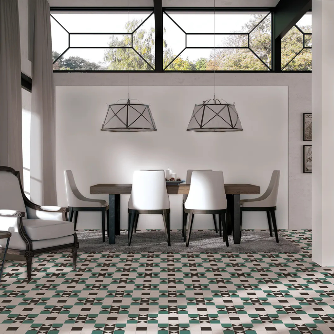 Victorian Manchester Green Porcelain Decor Tile – Evalution Flooring